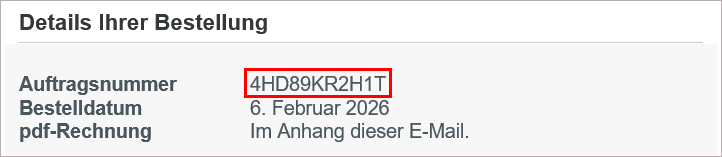 So finden Sie die Bestellnummer für Kaspersky-Lösungen für Privatanwender