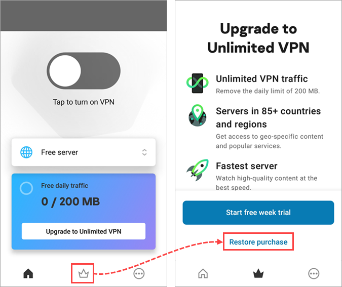How to switch to the unlimited version of Kaspersky VPN Secure ...