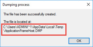 How to get the dump file of a process in Windows 7, 8, 8.1, 10, 11 or ...