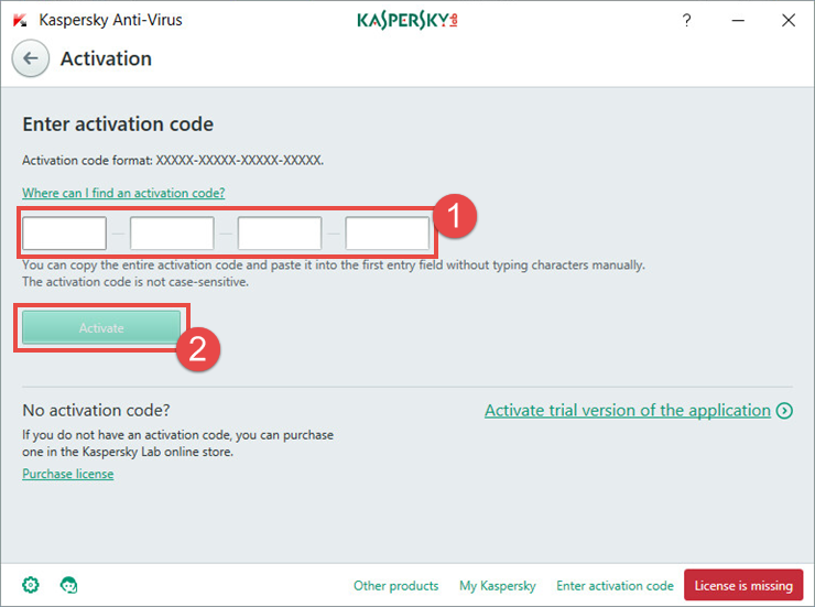 How to activate Kaspersky Anti-Virus 2018