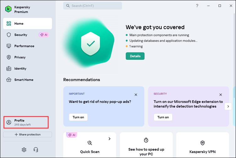 How to renew a subscription or license for Kaspersky applications for home