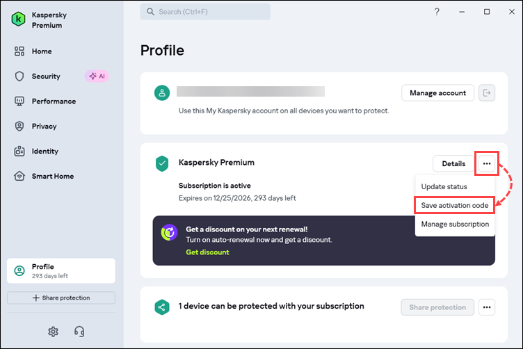 How to renew a subscription or license for Kaspersky applications for home