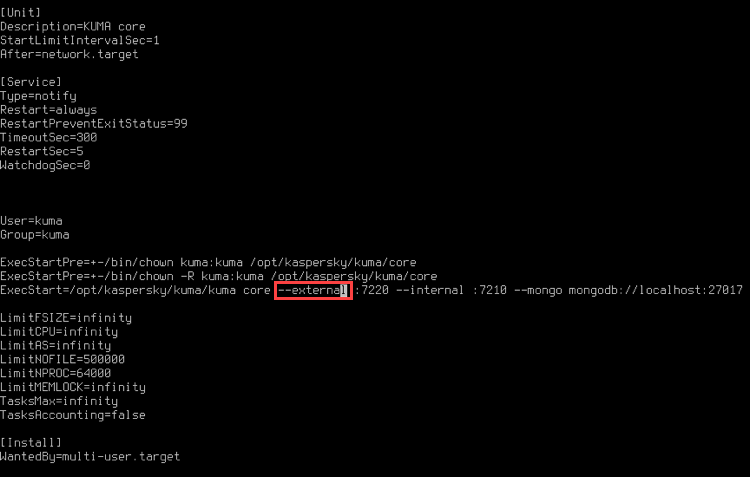 Update errors of Kaspersky Unified Monitoring and Analysis Platform