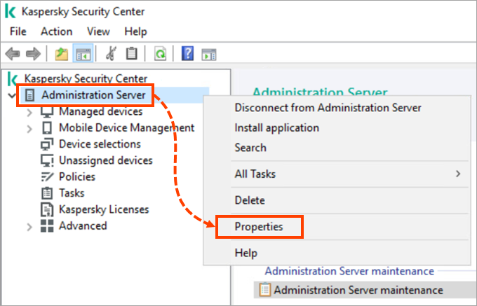 Cómo instalar o eliminar un complemento de administración de aplicaciones para Kaspersky ...