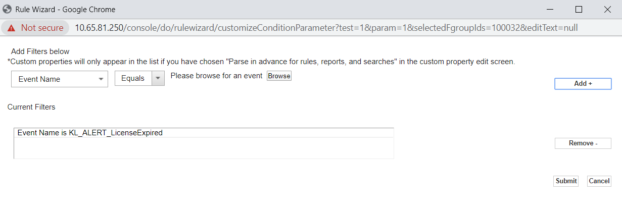 Step 8 (optional). Creating notifications about incoming service events