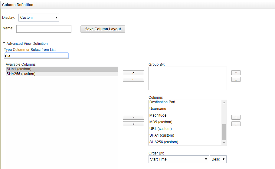 Step 6. Creating a search filter for CyberTrace events