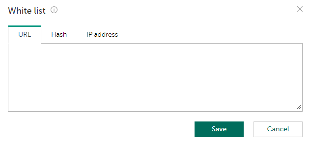 Managing black and white lists