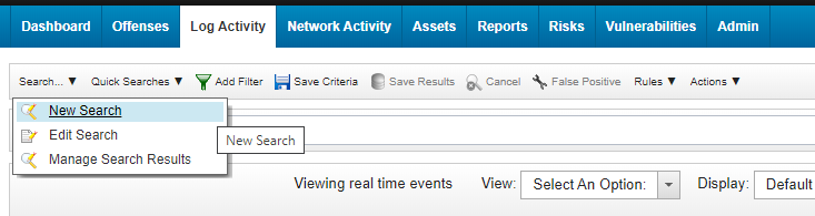 Step 6. Creating a search filter for CyberTrace events