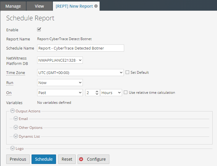 Creating and viewing reports