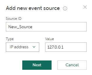 Matching process settings