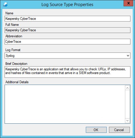 Step 1. Adding a Custom Log Source type