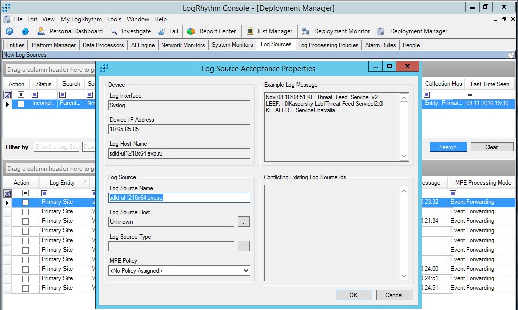 Step 6. Adding a log source to System Monitor Agent