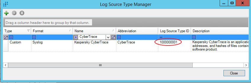 Step 1. Adding a Custom Log Source type