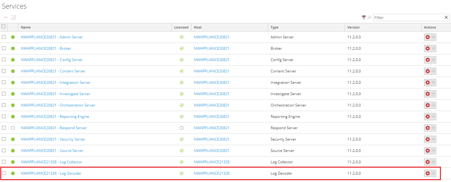 Step 1. Forwarding events from RSA NetWitness