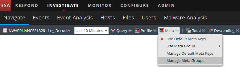 Step 3 (optional). Importing a meta group for browsing fields filled by Kaspersky CyberTrace Service