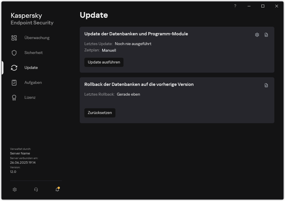 Aktualisierung von Programm-Modulen