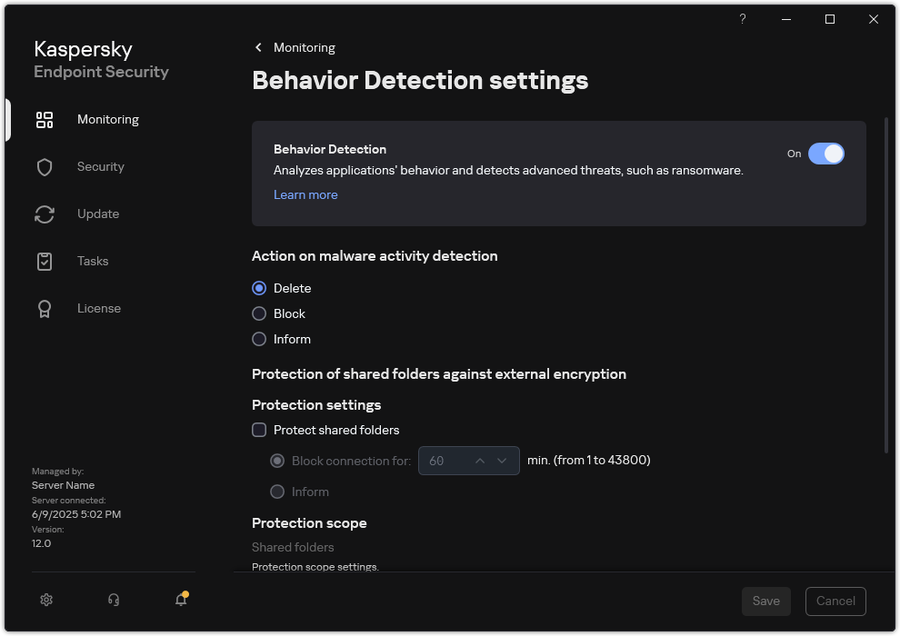 Configuring the blocking period of an untrusted computer