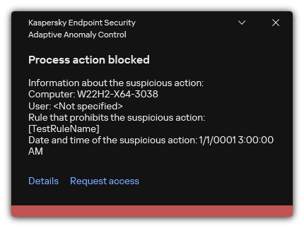 Adaptive Anomaly Control