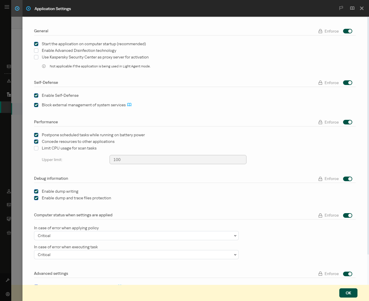 Activating the application