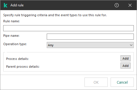 Example 3. Excluded file operations