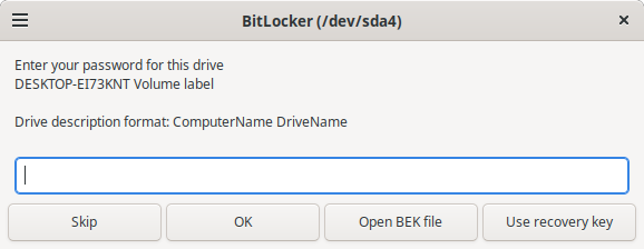 Compatibility with BitLocker