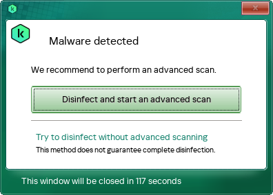 Active infection found