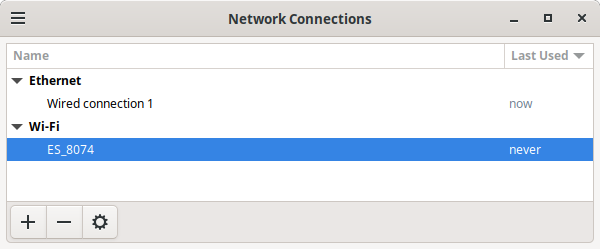 Secure network connection