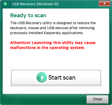 Restoring the functionality of USB devices