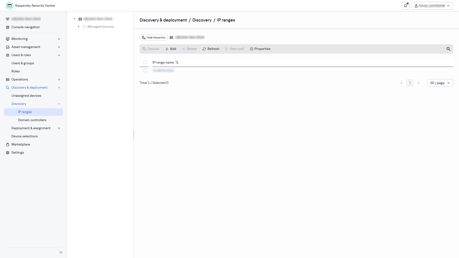 Adding and modifying an IP range