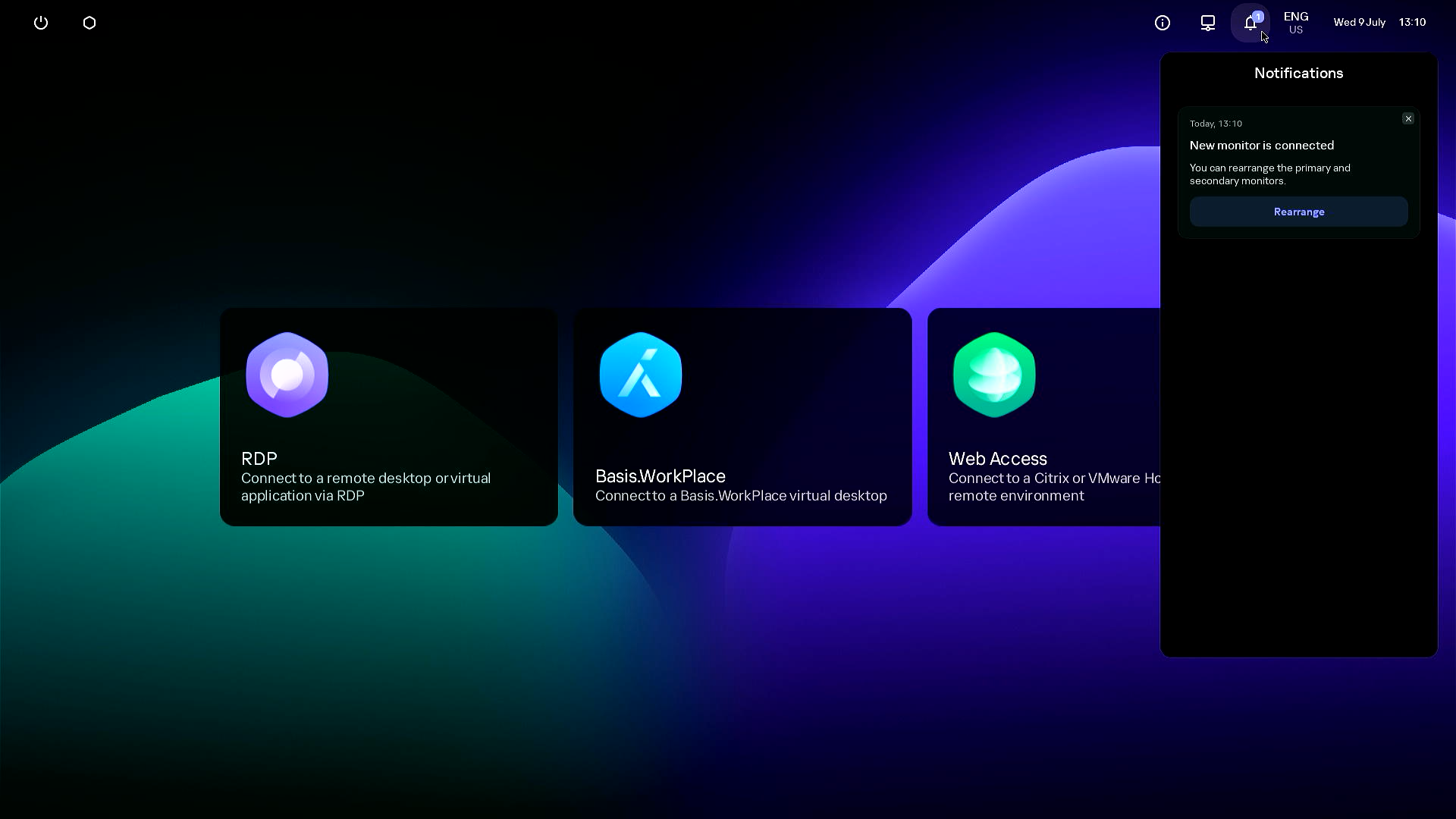 Viewing Kaspersky Thin Client notifications