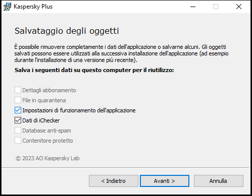 Come disinstallare l'applicazione