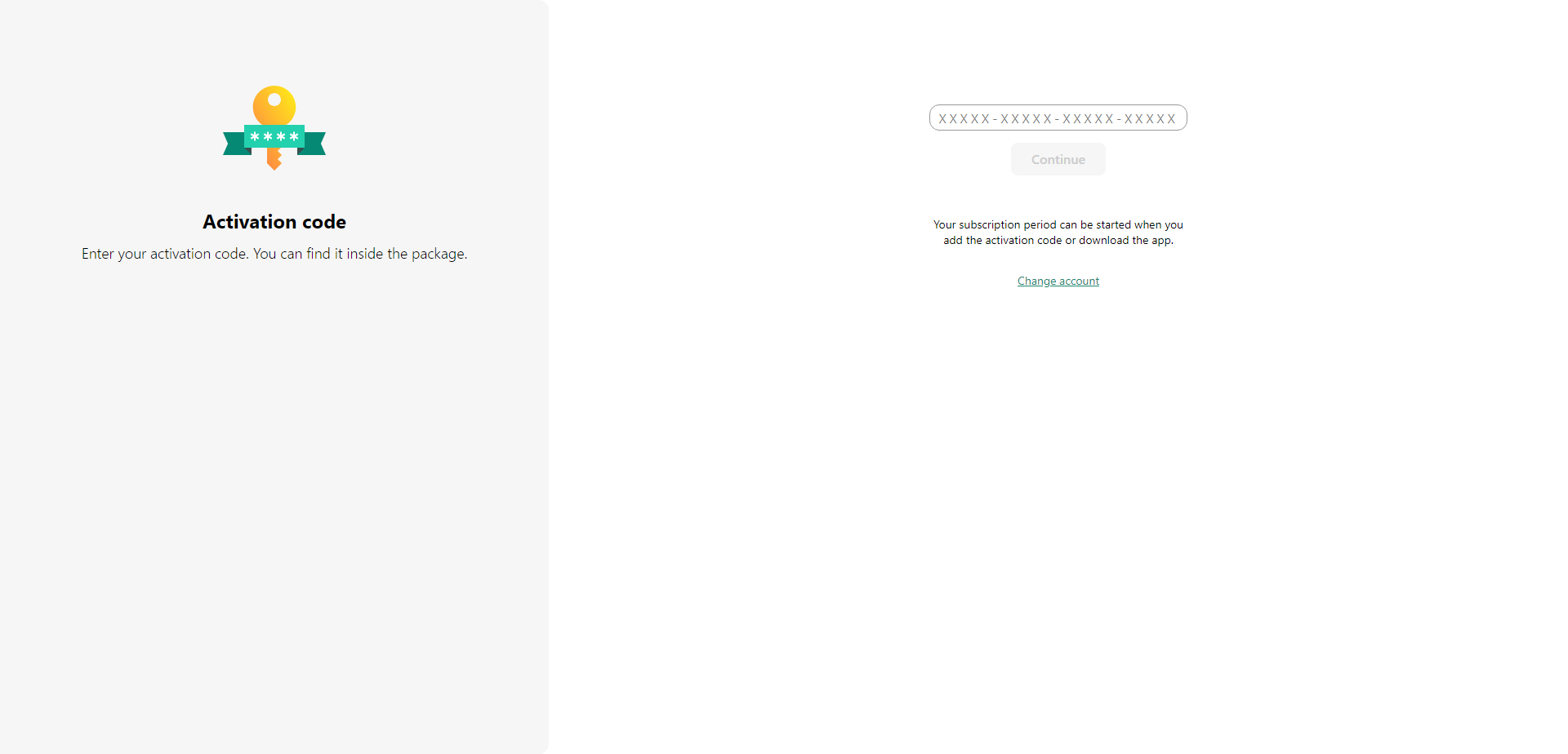 If you purchased a box or an activation card