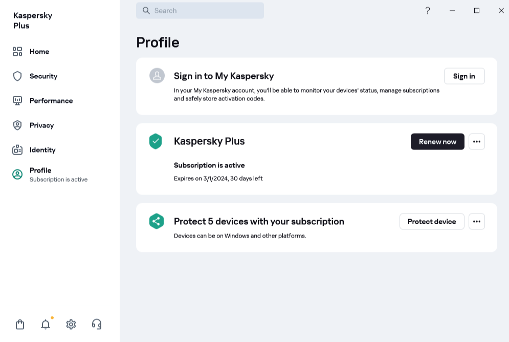 How to manage your subscription using your My Kaspersky account
