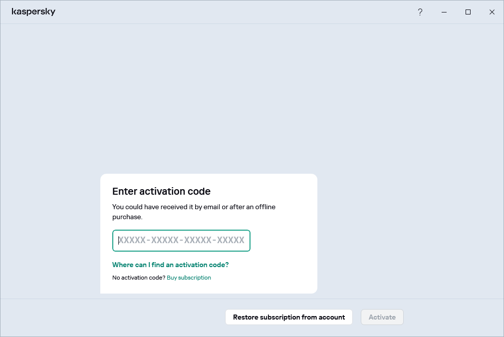 How to manage your subscription using your My Kaspersky account
