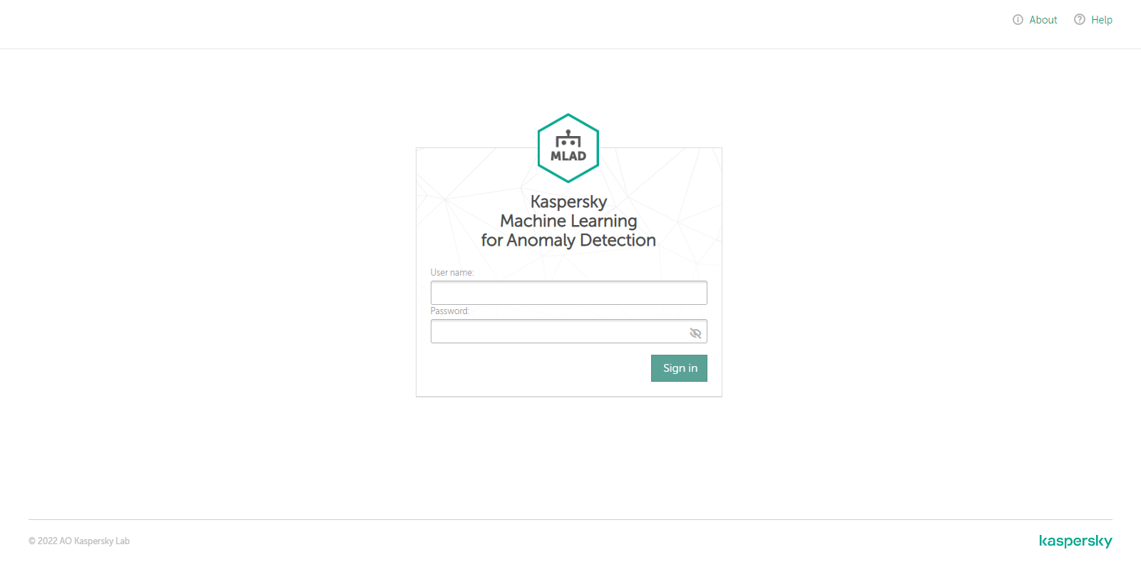 Connecting to the web interface