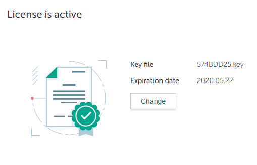 License settings